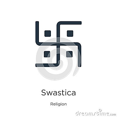 Swastica Icon Vector. Trendy Flat Swastica Icon From Religion ...