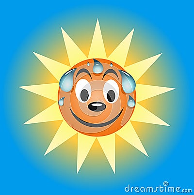 Sweating Summer Sun Stock Image - Image: 25560581