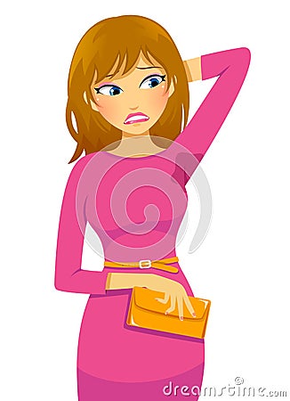Sweaty Armpit Vector Illustration | CartoonDealer.com #43206106