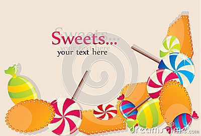 Sweets Border Royalty Free Stock Photo - Image: 18571865