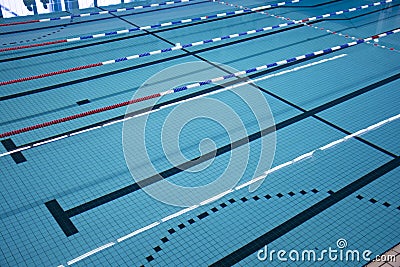 Swimming Pool Lanes Royalty Free Stock Image - Image: 36117756