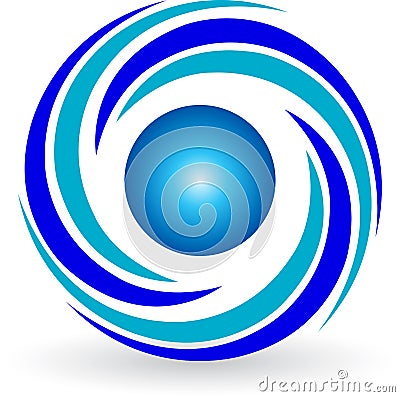 Swirl Logo Stock Image - Image: 20902611
