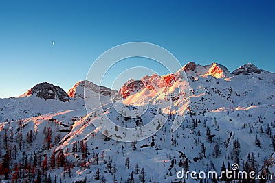 Swiss Alps In Sunrise Royalty Free Stock Photography - Image: 13357057