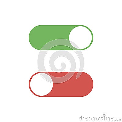 Switch On Or Off. Toggle To Enable Or Disable. Switcher On Device To Control Mode. Sliding ...