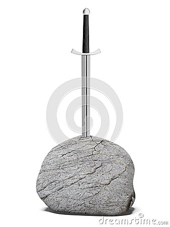 Sword In Rock Stock Photography - Image: 35281752