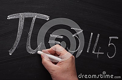 Pi editorial photography. Image of arithmetic, momath - 37913727