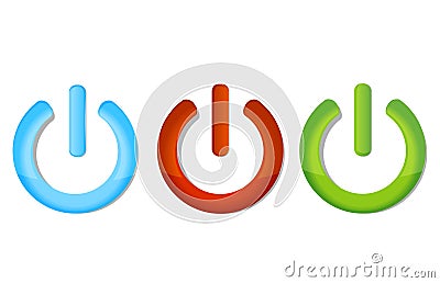 Symbols On Off Set Stock Images - Image: 17354054