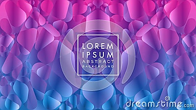 Symmetrical Geometric Bubble Pattern. Abstract Background Design ...