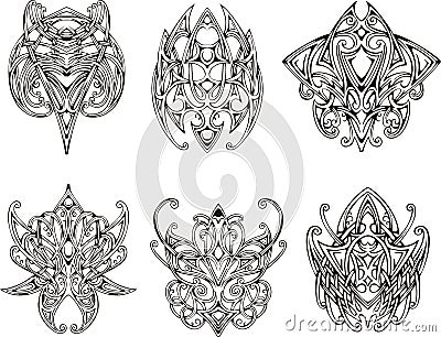 Symmetrical Knot Tattoo Designs Stock Illustration - Image: 38923307