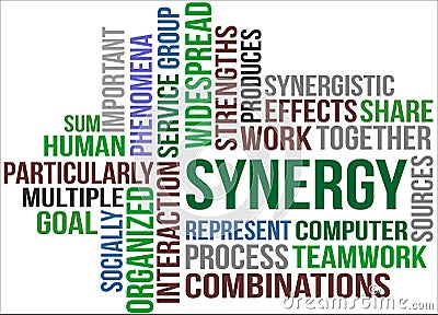 SYNERGY Cartoon Vector | CartoonDealer.com #38248825