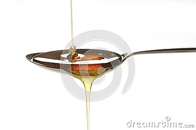 Syrup Spoon Royalty Free Stock Image - Image: 1547786