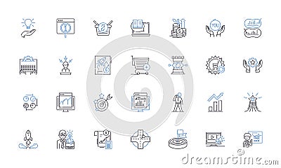 System And Structure Line Icons Collection. Architecture, Framework, Infrastructure, Design ...