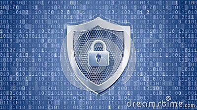 System Under Protection stock video. Video of software - 184647187