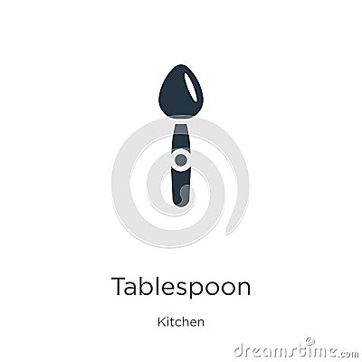Tablespoon Icon Vector. Trendy Flat Tablespoon Icon From Kitchen ...