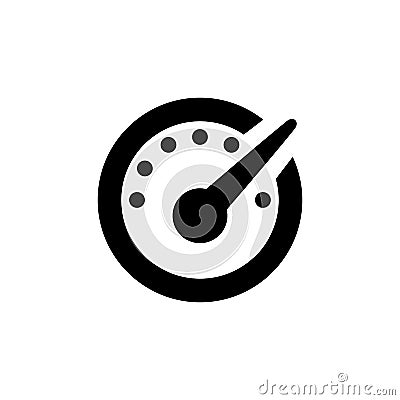 The Tachometer, Speedometer And Indicator Icon. Performance Measurement ...