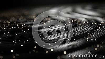 Tactile Echoes: Abstract Monochromatic Braille Pattern Royalty-Free ...