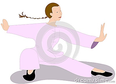 Tai Chi Colors Vector Illustration | CartoonDealer.com #9716408