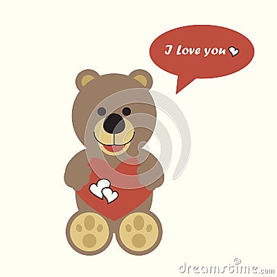 Talking Bear Cartoon Vector | CartoonDealer.com #61850263