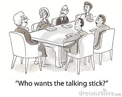 Talking Stick Stock Images - Image: 23631004