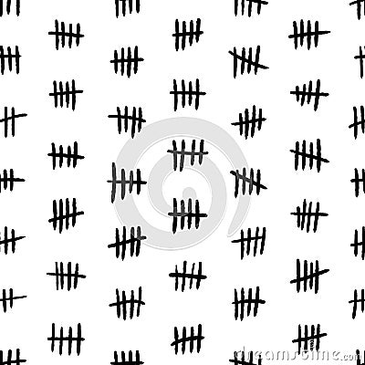 Tally Marks Seamless Texture Cartoon Vector | CartoonDealer.com #246254461