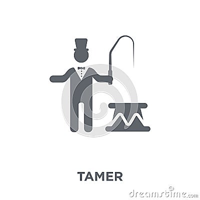 Tamer Icon From Circus Collection. Cartoon Vector | CartoonDealer.com ...