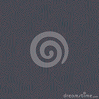 Tangled Curved Lines Psychedelic Complexity Pattern Vector Red Black Abstraction | CartoonDealer ...