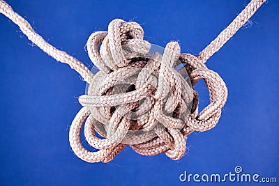A Tangled Knot On A Rope Royalty-Free Stock Photo | CartoonDealer.com ...