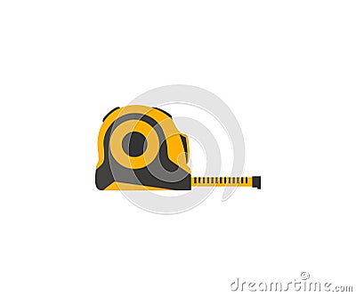 Tape Measure, Yellow Tape Measure Logo Design. Ruler, Tape Measure ...