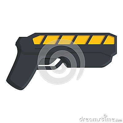 Taser Electroshock Icon, Cartoon Style Vector Illustration ...
