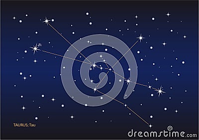 Taurus Constellation Stock Photography - Image: 11015992