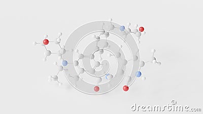 Tazemetostat Molecule 3d, Molecular Structure, Ball And Stick Model ...