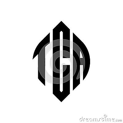 TCA Circle Letter Logo Design With Circle And Ellipse Shape. TCA ...