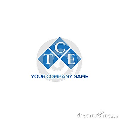 TCE Letter Logo Design On BLACK Background. TCE Creative Initials ...