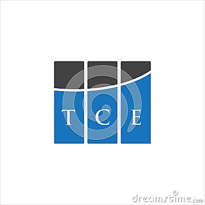 TCE Letter Logo Design On White Background. TCE Creative Initials ...