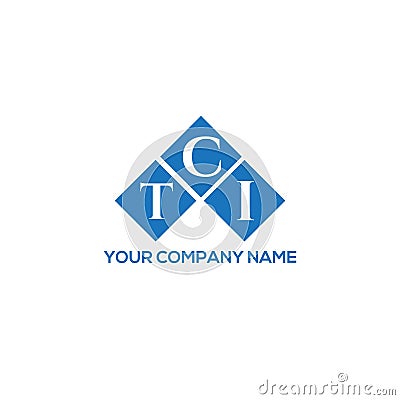 TCI Letter Logo Design On BLACK Background. TCI Creative Initials ...