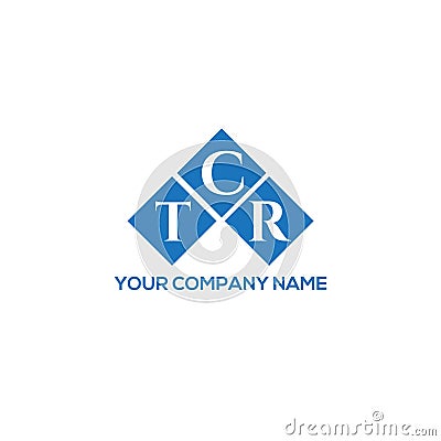 TCR Letter Logo Design On BLACK Background. TCR Creative Initials ...