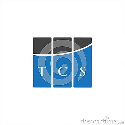 TCS Letter Logo Design On White Background. TCS Creative Initials ...