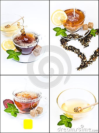 Tea Collage Stock Image | CartoonDealer.com #28712737