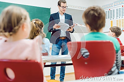 Teacher Handing Back Written Tests To The Class Stock Photography ...