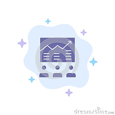 Team, Arrow, Business, Chart, Efforts, Graph, Success Blue Icon On ...