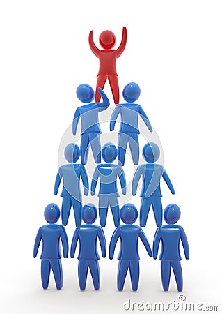 Team Pyramid Stock Photo | CartoonDealer.com #7589316