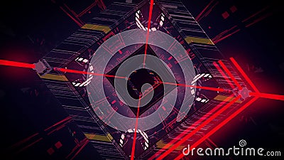 Tech Dimension Background Loop Stock Video - Video of engineering ...