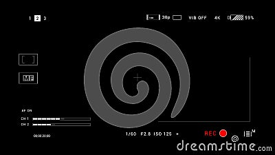 Technology Camera Vewfinder HUD Data Display.PNG Alpha.Camcorder HUD ...