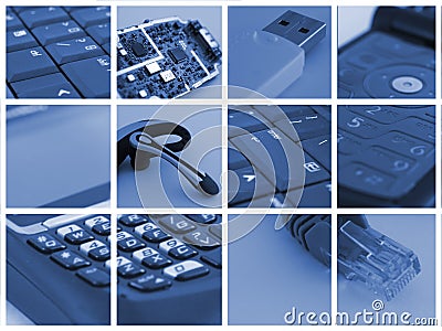 Technology Collage Stock Image - Image: 2620011