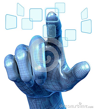 Technology Hand Stock Photo - Image: 9474290