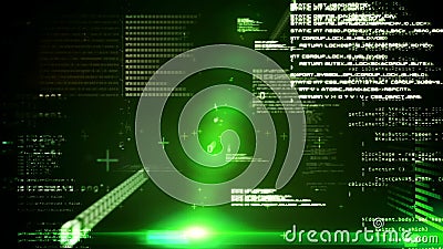 Technology Interface Computer Data Screen GUI Stock Video - Video of ...