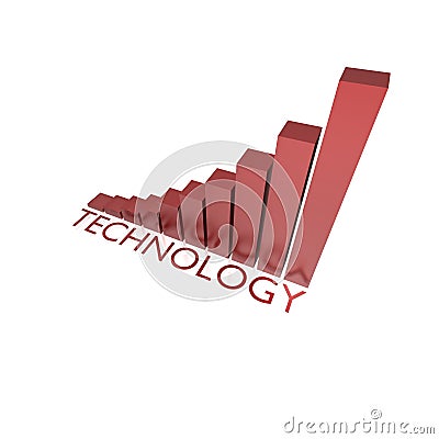 Technology Success Chart Stock Image | CartoonDealer.com #8832913