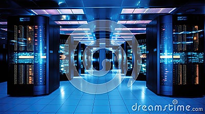 Technology Technologies Mainframe Royalty-Free Cartoon | CartoonDealer ...