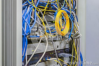 Telecommunication Panel With Random Interweaving Of Wires. Internet ...