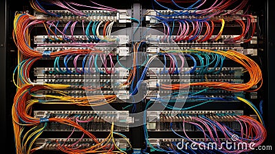 Telecommunications Cabling Structured Royalty-Free Cartoon ...